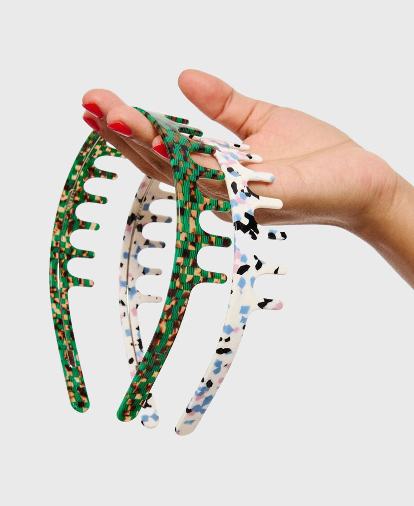 Chunks Comb Headband - Terrazzo | Premium Haircare at colleen